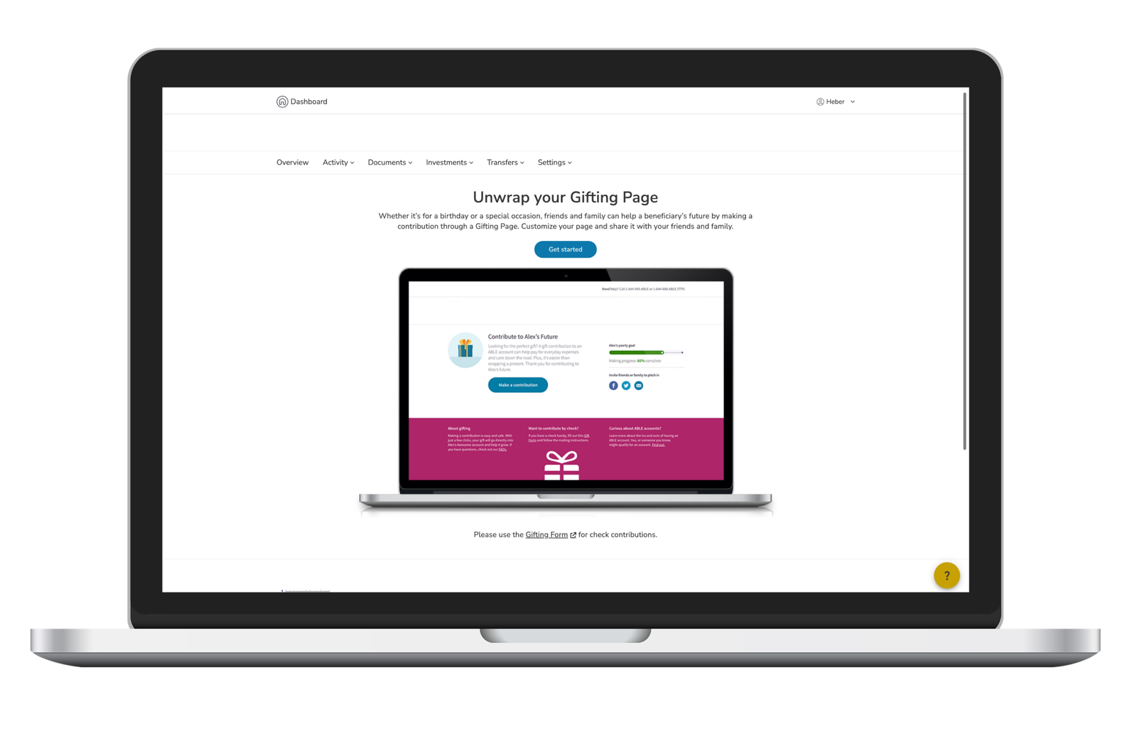 Gifting - WA State ABLE Savings Program